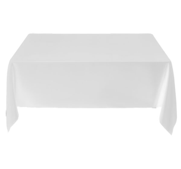 White rectangle tablecloth (for 1.8m table) - Love It Party Hire
